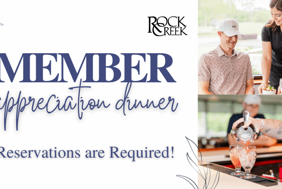 Let Us Handle Dinner - Rock Creek Golf Club